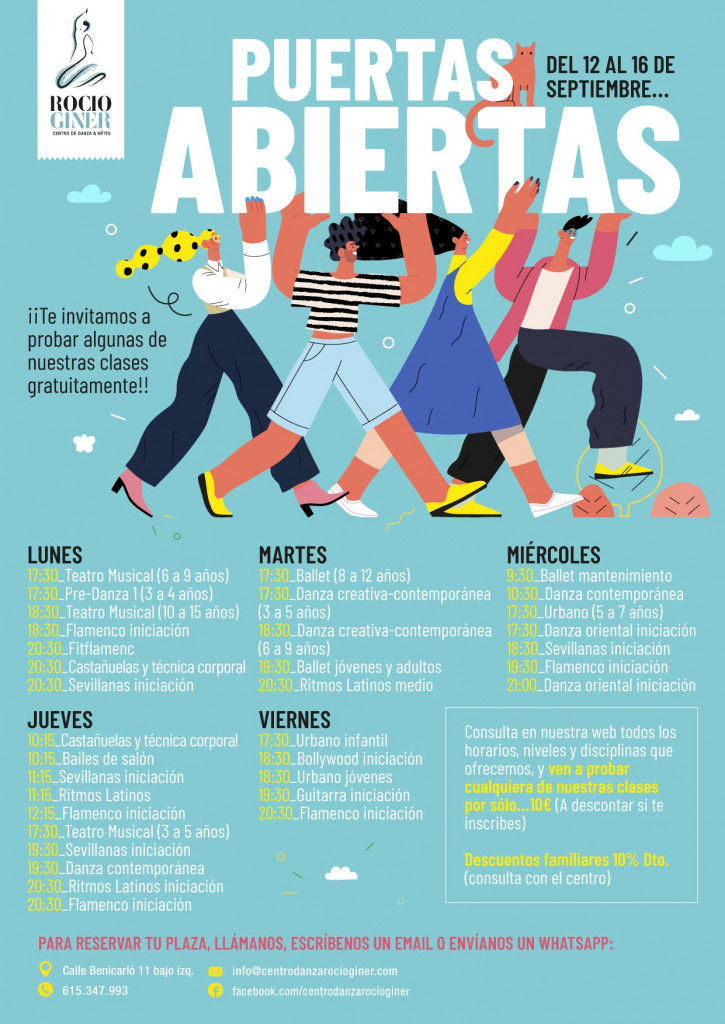 Jornada de Puertas Abiertas Septiembre 2022 – ROCIO GINER. Centro de ...